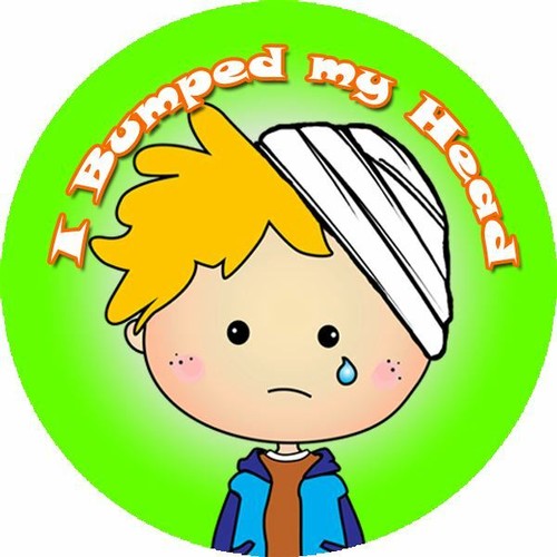 144 I Bumped My Head Bravery Reward Stickers Teachers, Nurse - Size ...