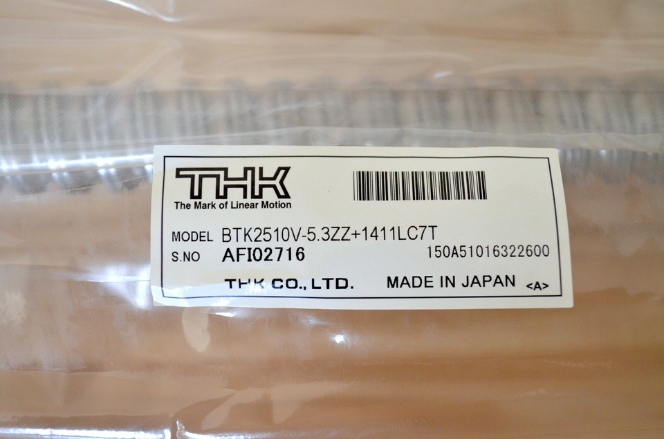 New in Box THK BTK2510V-5.3ZZ+1411LC7T Rolled Ball Screw 25mm dia. x ...