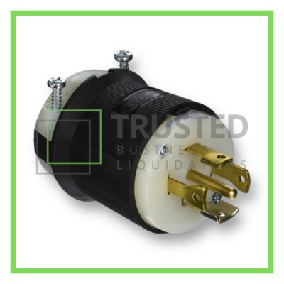 Hubbell HBL2811 30A 120/208V 4-Pole 5-Wire L21-30P Twist-Lock Plug ...
