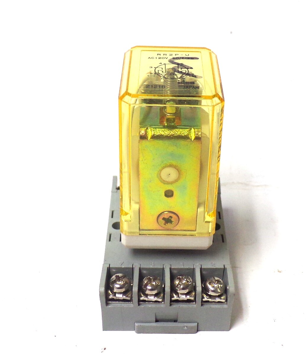 IDEC RELAY, RR2P-U, AC 120V, 50/60Hz, WITH SOCKET SR2P-06, 10A, 300V | eBay