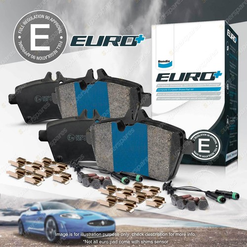 4x Bendix Rear Euro Brake Pads for Mercedes Benz S-Class W221 C216 SL ...