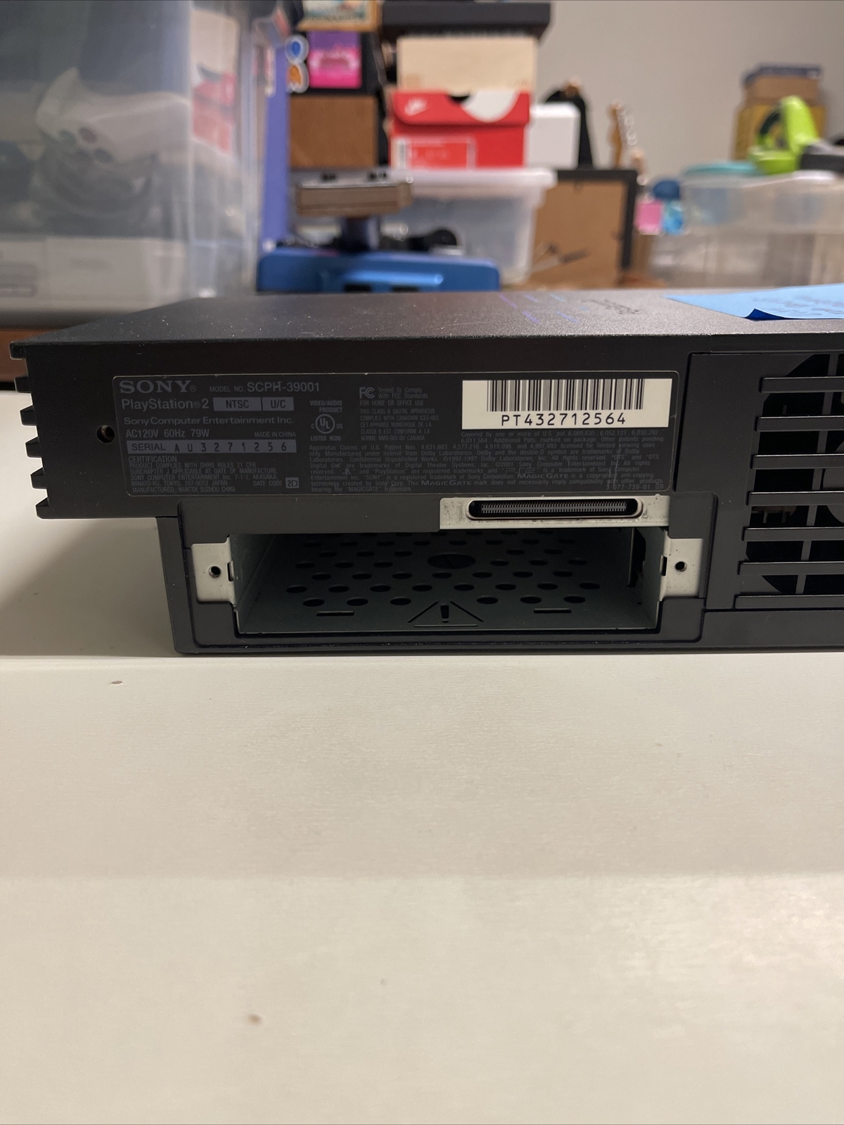 Sony PlayStation 2 SCPH-39001 Fat PS2 Console Only For parts or Repair ...