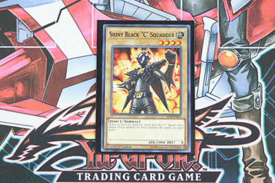 YuGiOh Shiny Black "C" Squadder IGAS-EN092 1st Edition Common | eBay