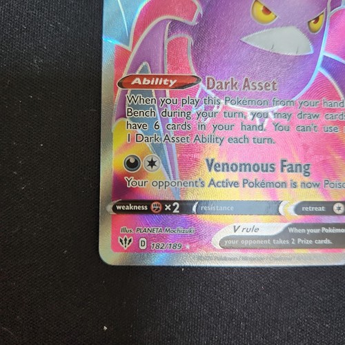 Crobat V Full Art 182/189 Darkness Ablaze 2020 Pokémon TCG | eBay