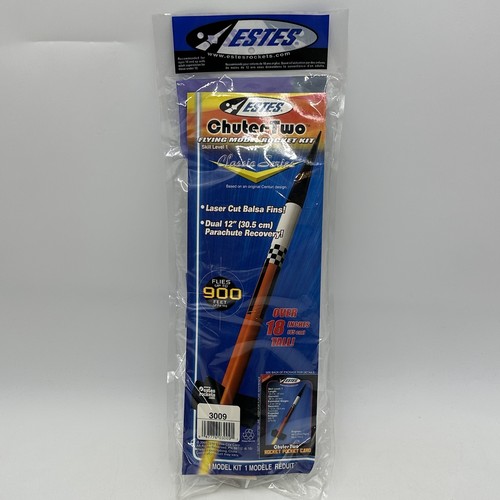 Estes #3009 Chuter-Two Model Rocket Kit Skill Level 1 | eBay