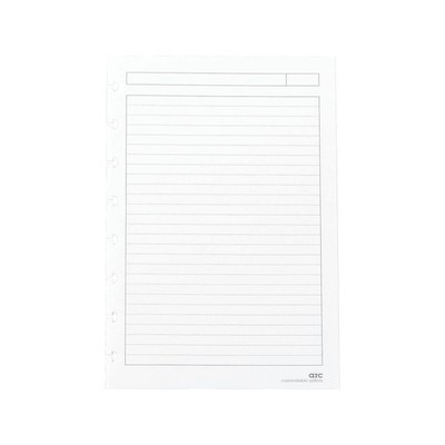 Staples Arc System Reinforced Narrow Rule Premium Refill Paper White 5. ...