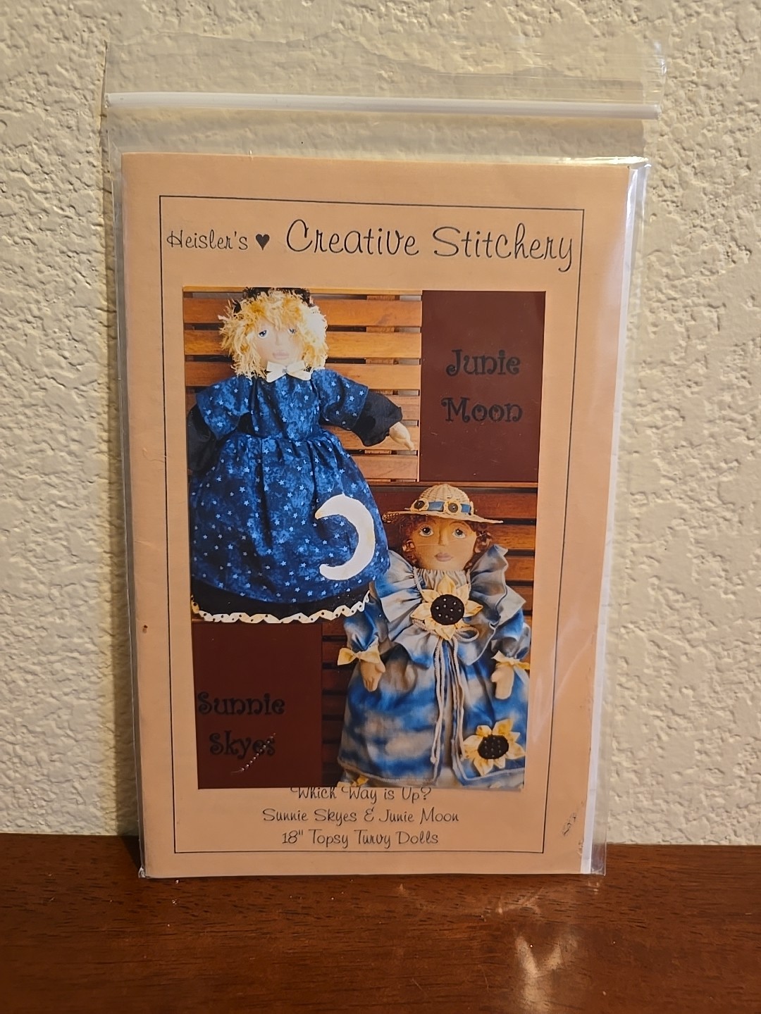 Heislers Creative Stitchery Sunnie Skyes Junie Moon Topsy Turvy Doll ...