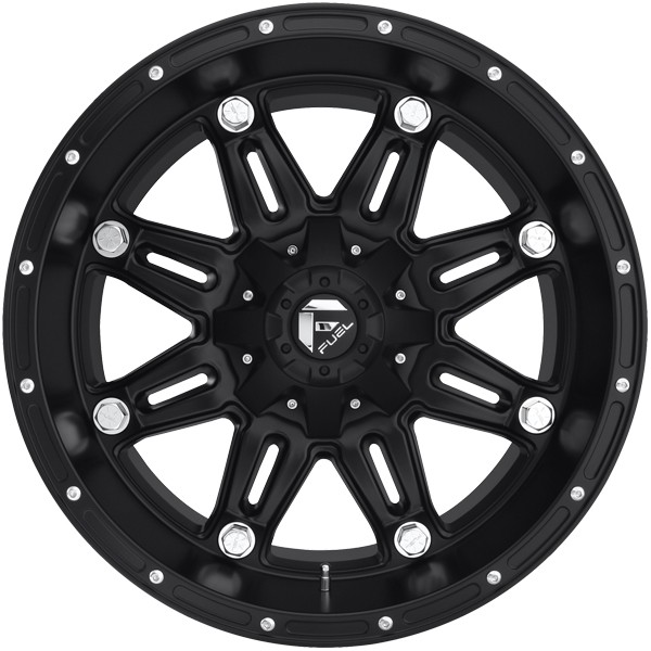 (4) Fuel D531 Hostage 18x9 6x135/6x5.5" +20mm Matte Black Wheels Rims ...