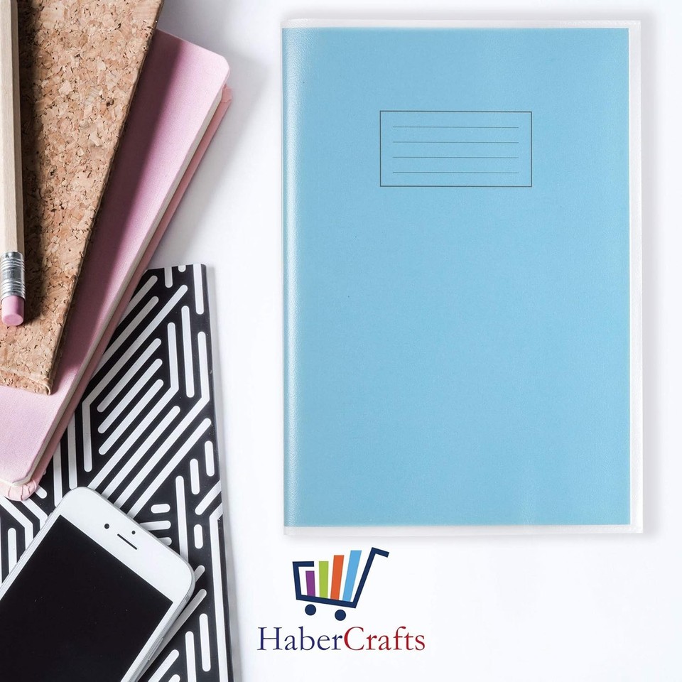 A4 Book Cover Plastic Exercise Book Covers Clear School Notebook ...