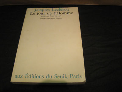 Jacques LECLERCQ: le jour de l'Homme | eBay