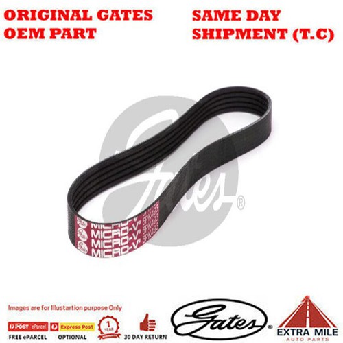 Gates V-Ribbed AT Belt for VOLKSWAGEN Beetle 5C1 1.4L TSi Petrol 4Cyl ...