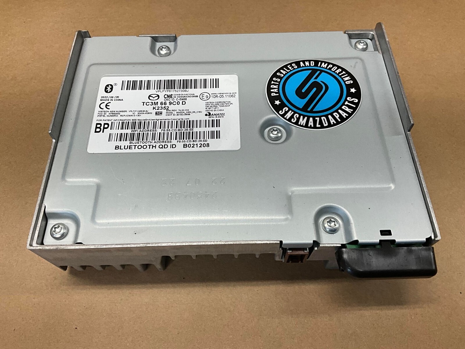 16-21 Mazda Miata MX-5 Miata OEM ND Radio Brain Connectivity Unit TC3M ...