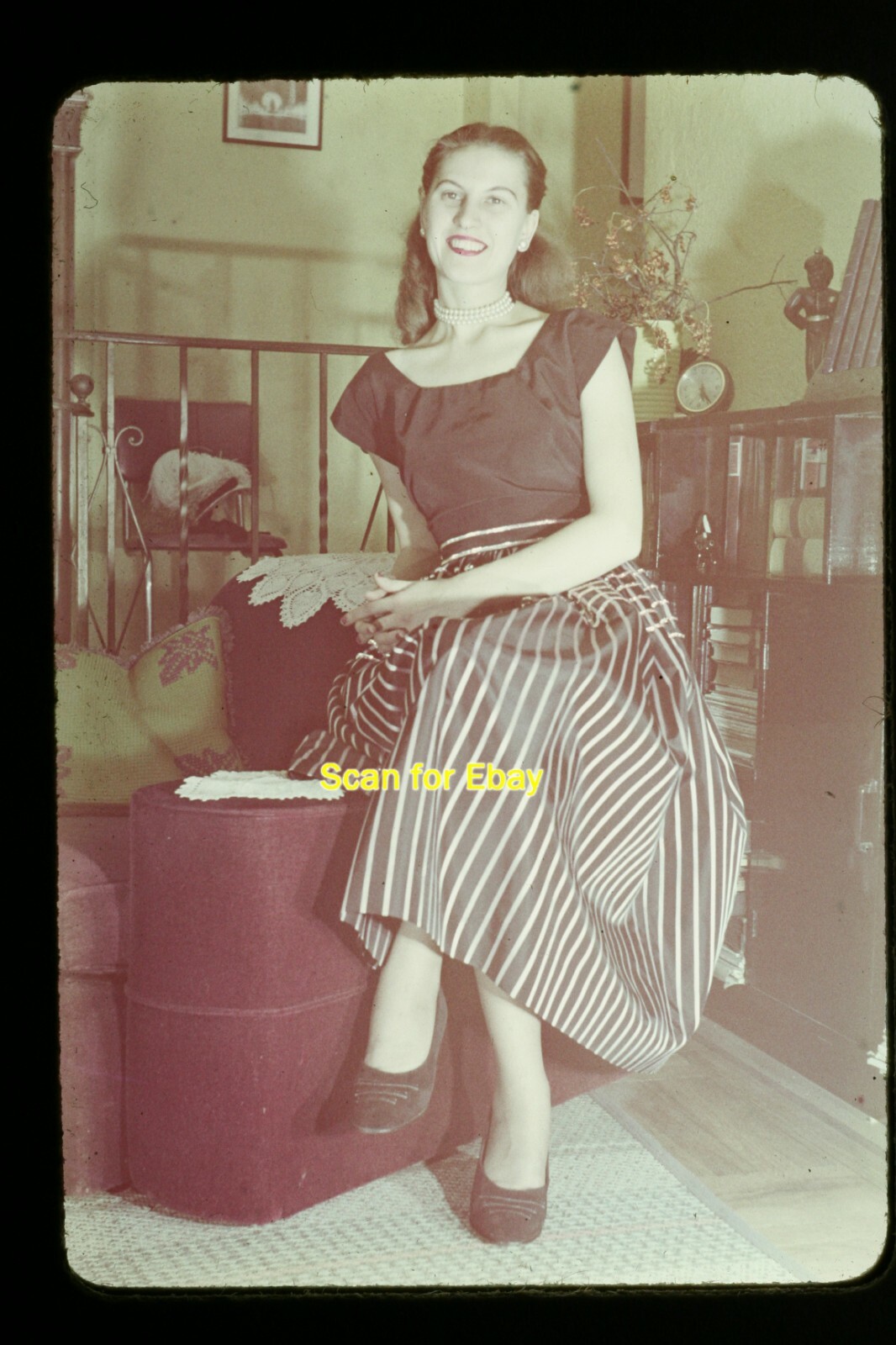 Young Woman in the late 1940's, Ansco Color Slide aa 10-16a | eBay