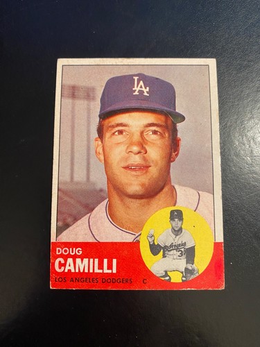 1963 TOPPS BASEBALL #196 DOUG CAMILLI!! $1 SHIPPING!! | eBay