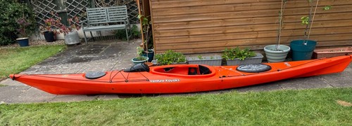 Sea Kayak Venture Easky Plastic. 15 foot with skeg. Little used | eBay UK