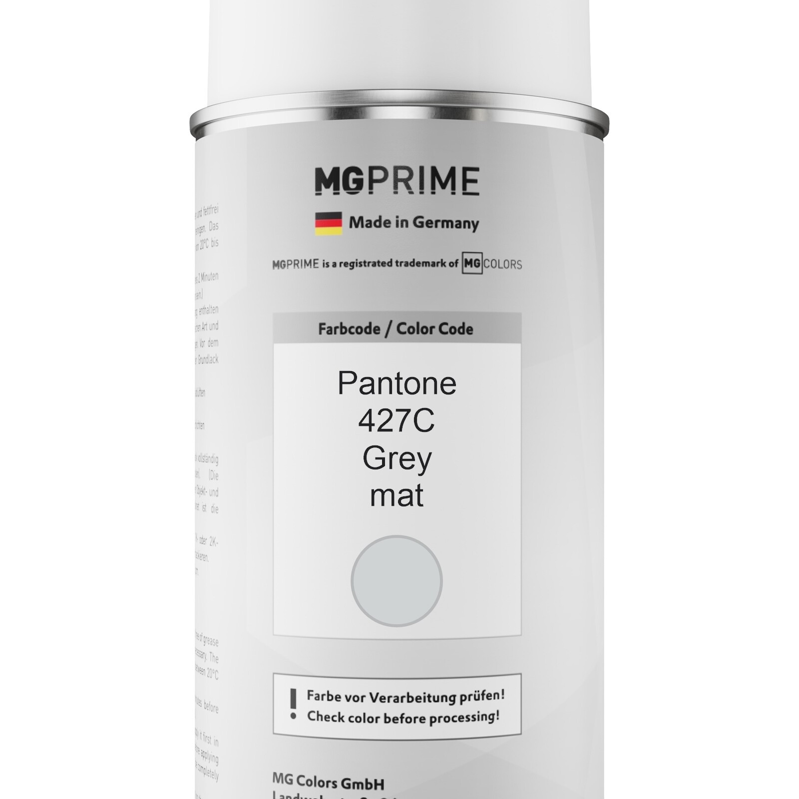 Pantone 427C Grey Bombe aérosol 400 ml mat séchage rapide | eBay