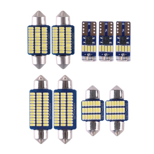 9Pcs/Kit White LED Light Interior Kit Fit For Infiniti G35 Sedan 2003 ...