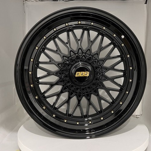 135 20 inch Black Gold Rivets Rims fits 5x114.3 CHRYSLER LHS 2000-2004 ...