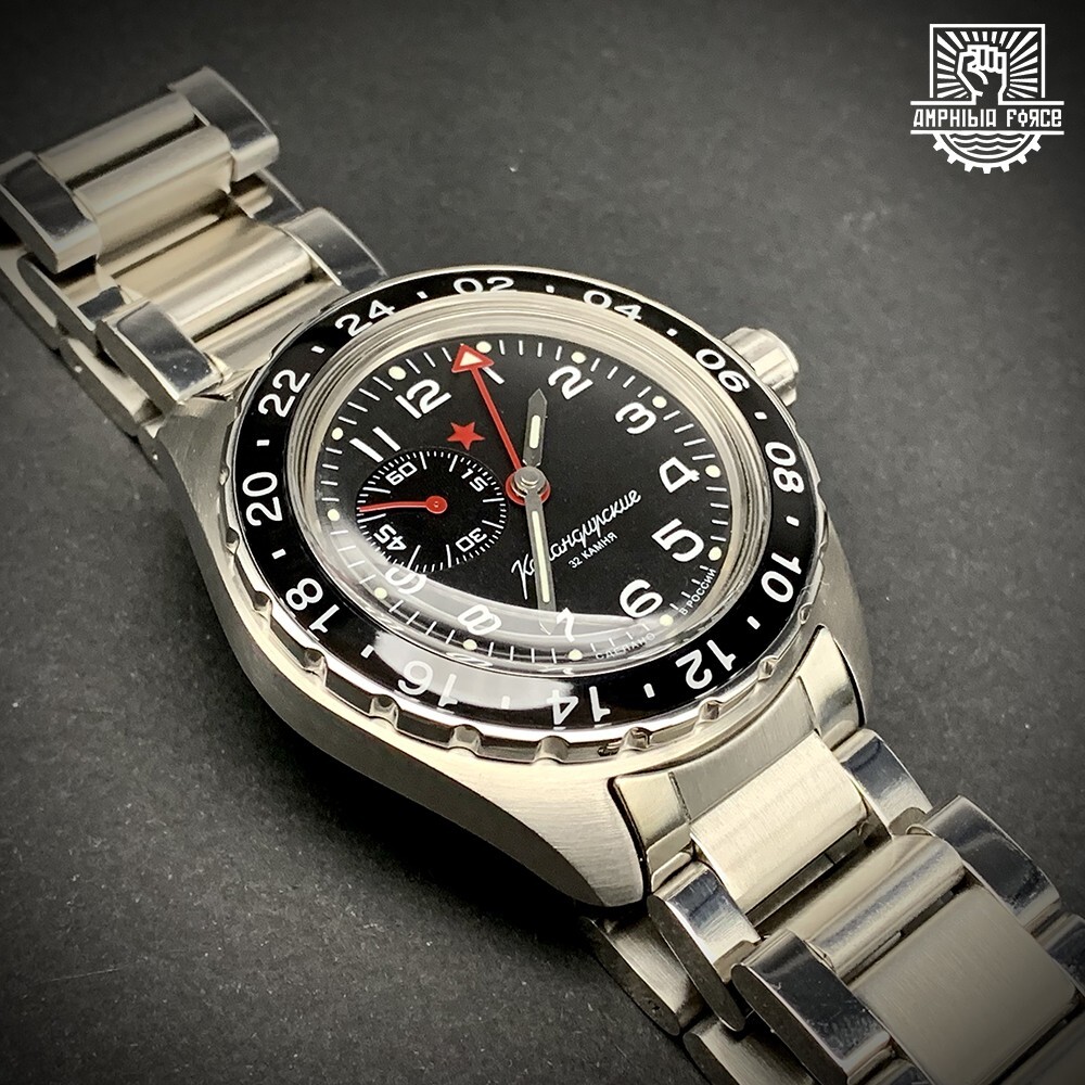 Vostok Amphibia Komandirskie 02019A GMT - Brand New - Sent from ...