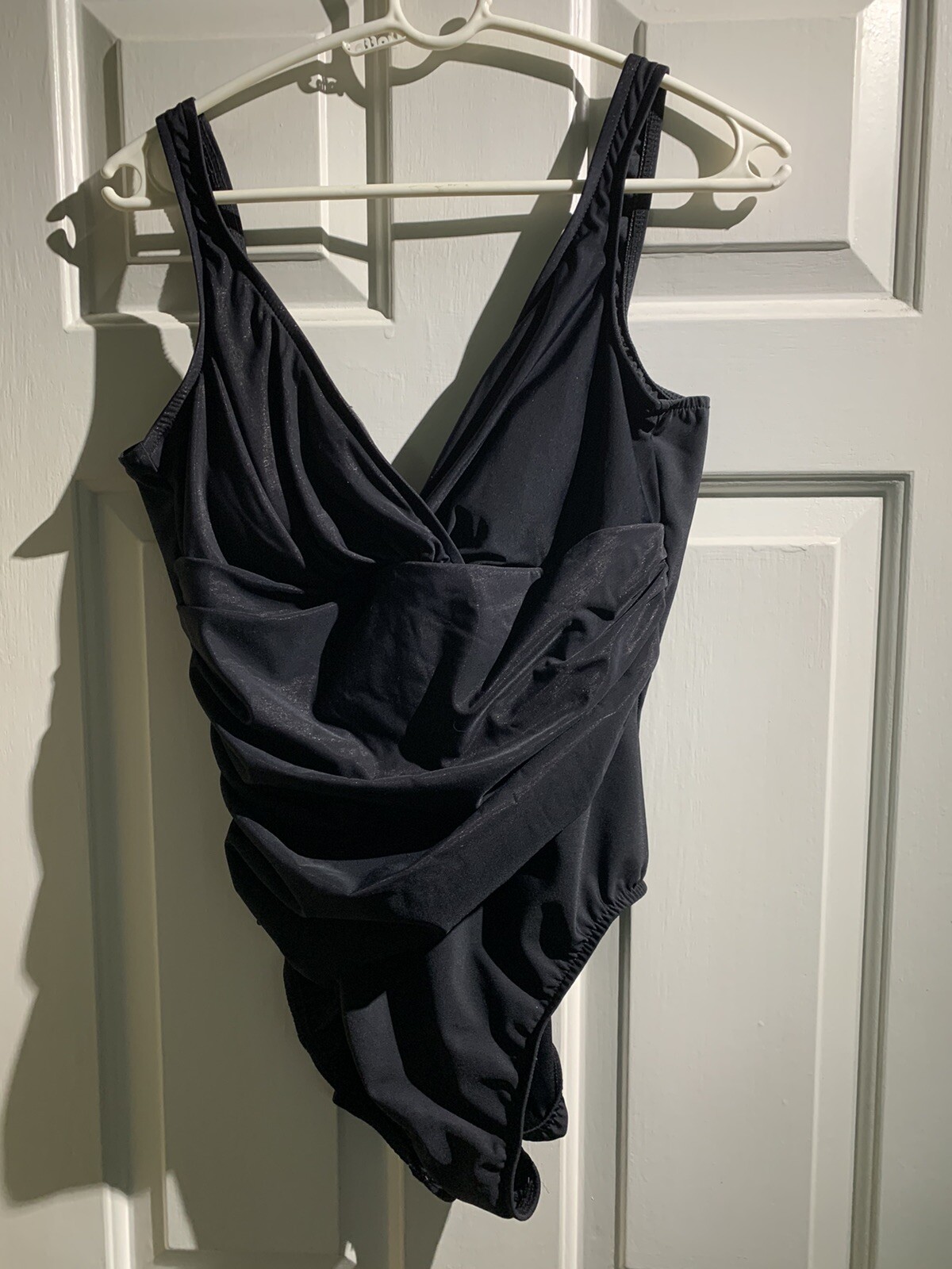 CHRISTINA Swimsuit Black Slimming Tummy Control 16 Plus ~ Store Return ...