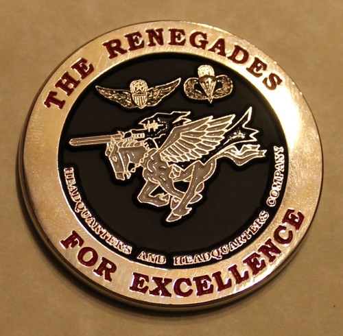 160th SOAR (Airborne) Night Stalkers The Renegades Army Challenge Coin ...