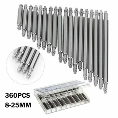 Sortiment 360x Federstege Federstifte 8-25mm - Uhren Armband Stift ...
