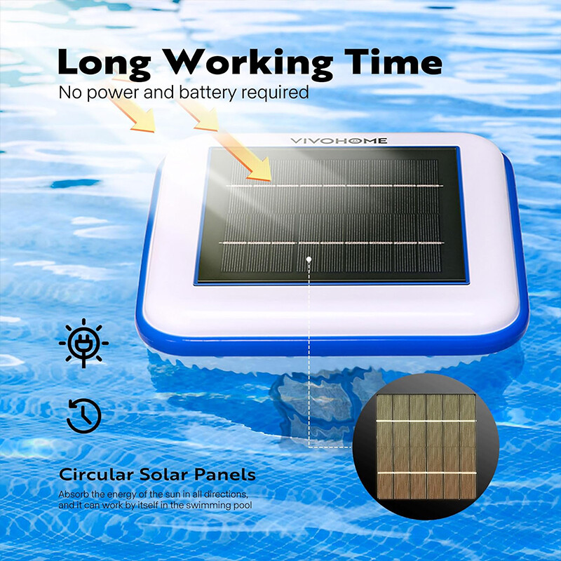 Solar powered Pool Ionizer Kills Algae Reduces Chlorine,Covers up to ...