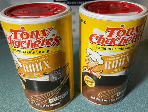 2 Tony Chachere's 5 Oz Instant Roux Mix Famous Creole Cuisine Cajun ...