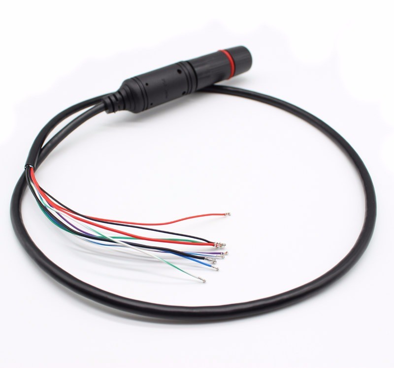 Weatherproof Built-in 48V POE module LAN RJ45 Cable for CCTV IP camera ...
