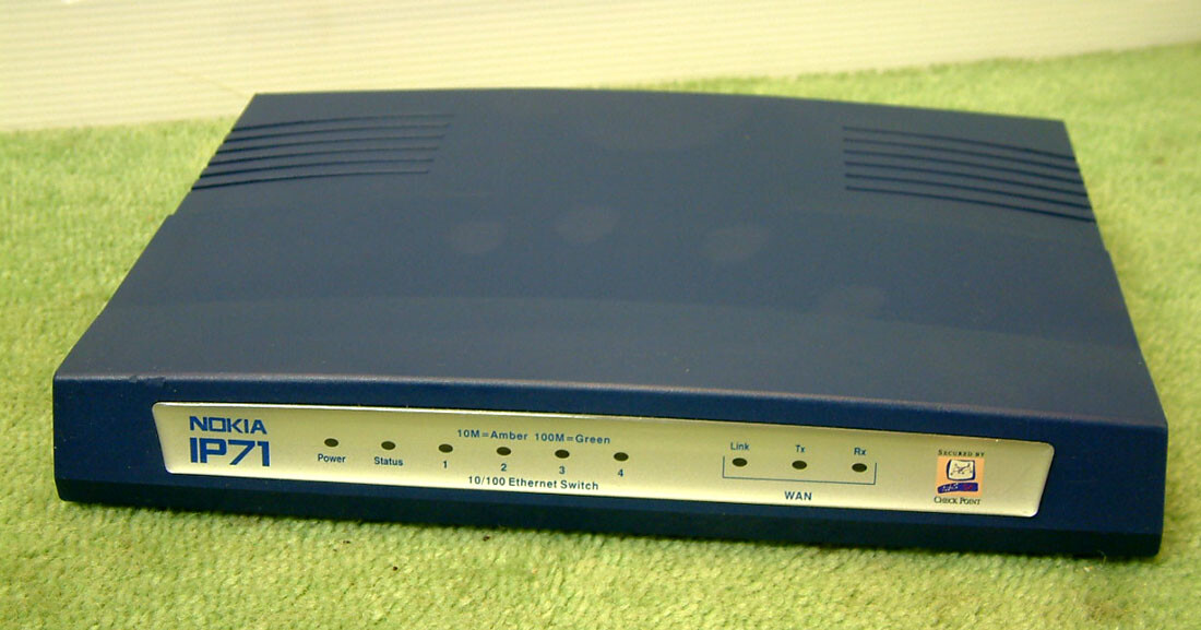 Nokia IP 71 Security Appliance Desktop Series 4 Port SOS710 with PSU ...