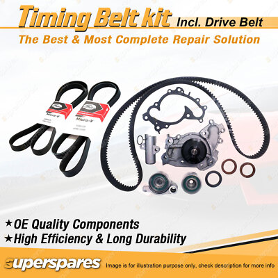 Timing Belt Kit & Gates Belt for Lexus RX330 MCU38R 3.3L 24V 3MZ-FE ...