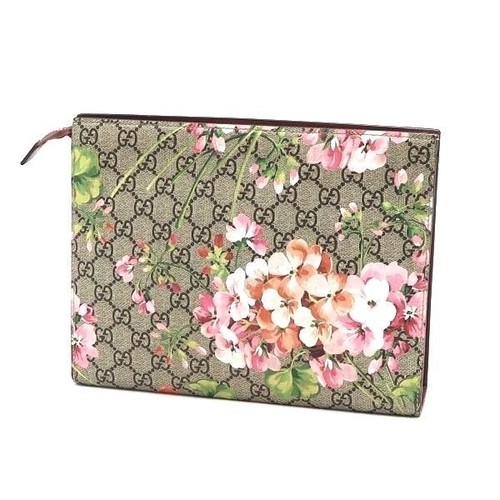 GUCCI GG Bloom Scratch Bag Second Hand Pouch Supreme Floral Pattern ...