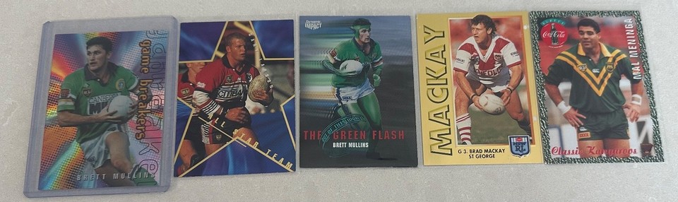 no reserve lot of 20 arl nrl rugby league cards rare gold traders ...