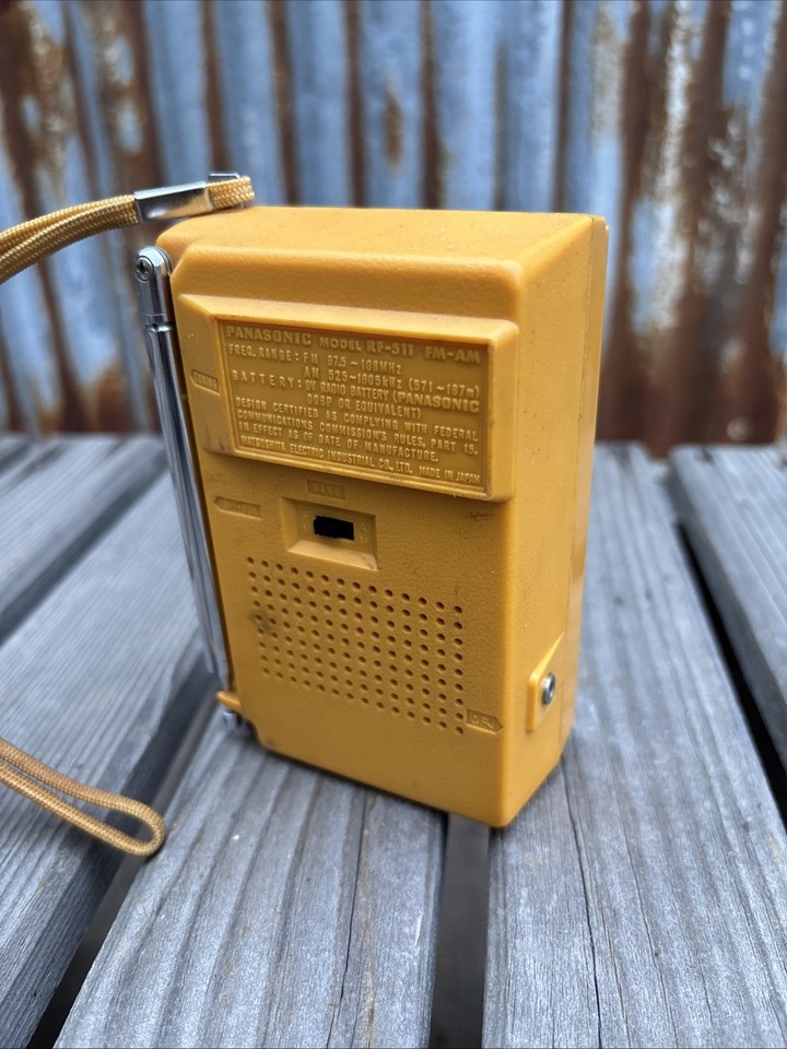 PANASONIC RF-511 AM/FM Transistor Radio - Works JAPAN | eBay
