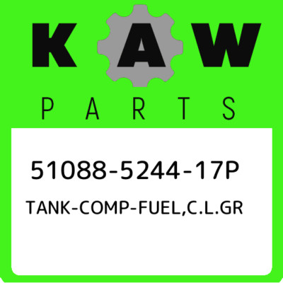 51088-5244-17P Kawasaki Tank-comp-fuel,c.l.gr 51088524417P, New Genuine ...