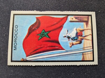 1963 Topps Flags Midgee Card # 60 Morocco (EX) | eBay