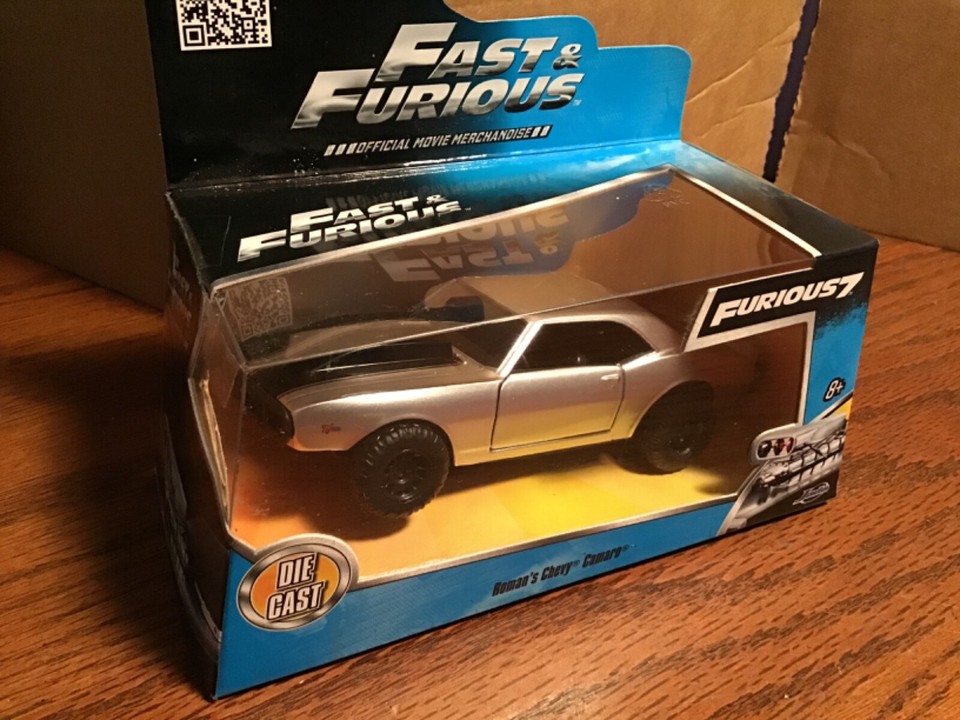 Camaro off road Roman's silver Chevy drop car 1:32 FAST & FURIOUS Jada ...