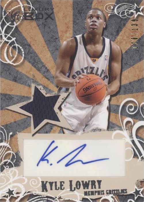 2006-07 Topps Luxury Box - Mezzanine Autograph Relics Kyle Lowry #MAR ...