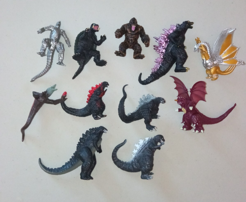 Godzilla mini figures, 11 in total, Unbranded | eBay