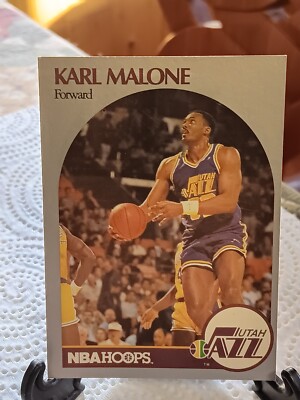 Karl Malone -Card#292 Rare 1990 MVP NBA Hoop- MINT | eBay