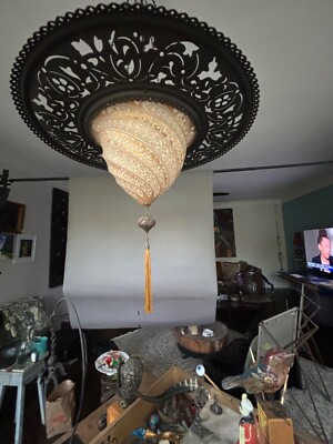FORTUNY glass light fixture | eBay