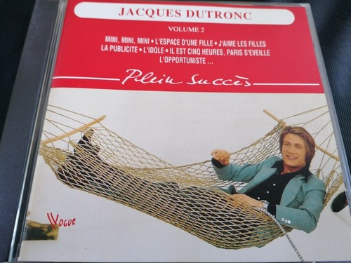 RARE Jacques Dutronc Plein Succès VOL 2 CD BEST OF Mini/Publicite/L ...