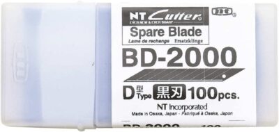 NT Cutter Spare Blade BD-2000 0.38mm 100 pcs for a design knife D-400P ...