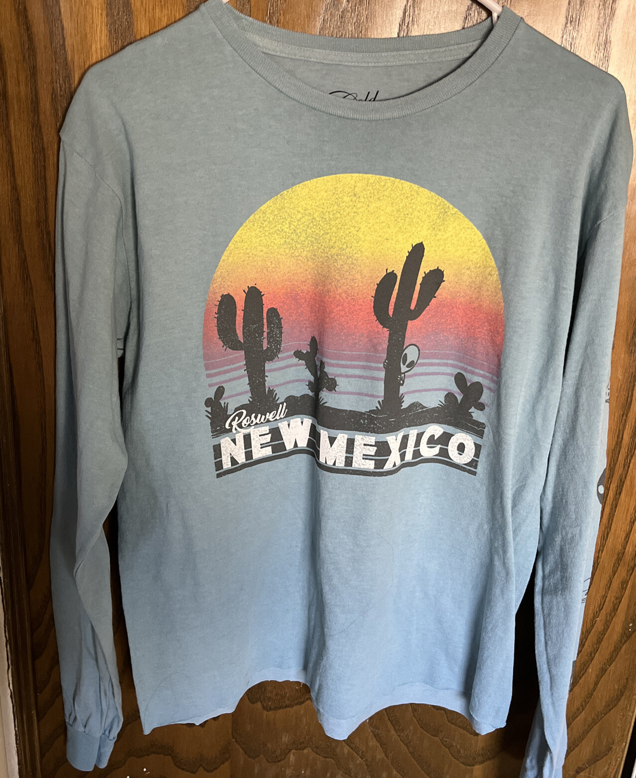 M Gold Rush graphich t-shirt multicolor Rousell New Mexico 100%cotton ...