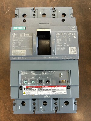 NEW SIEMENS 250A MCCB 3VA6325-7HN31-0AA0 ETU350 LSI 3ZW1012-1VA23-1AA0 ...