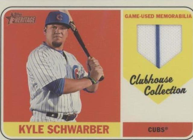 2018 Topps Heritage - Clubhouse Collection Relics Kyle Schwarber #CCR ...