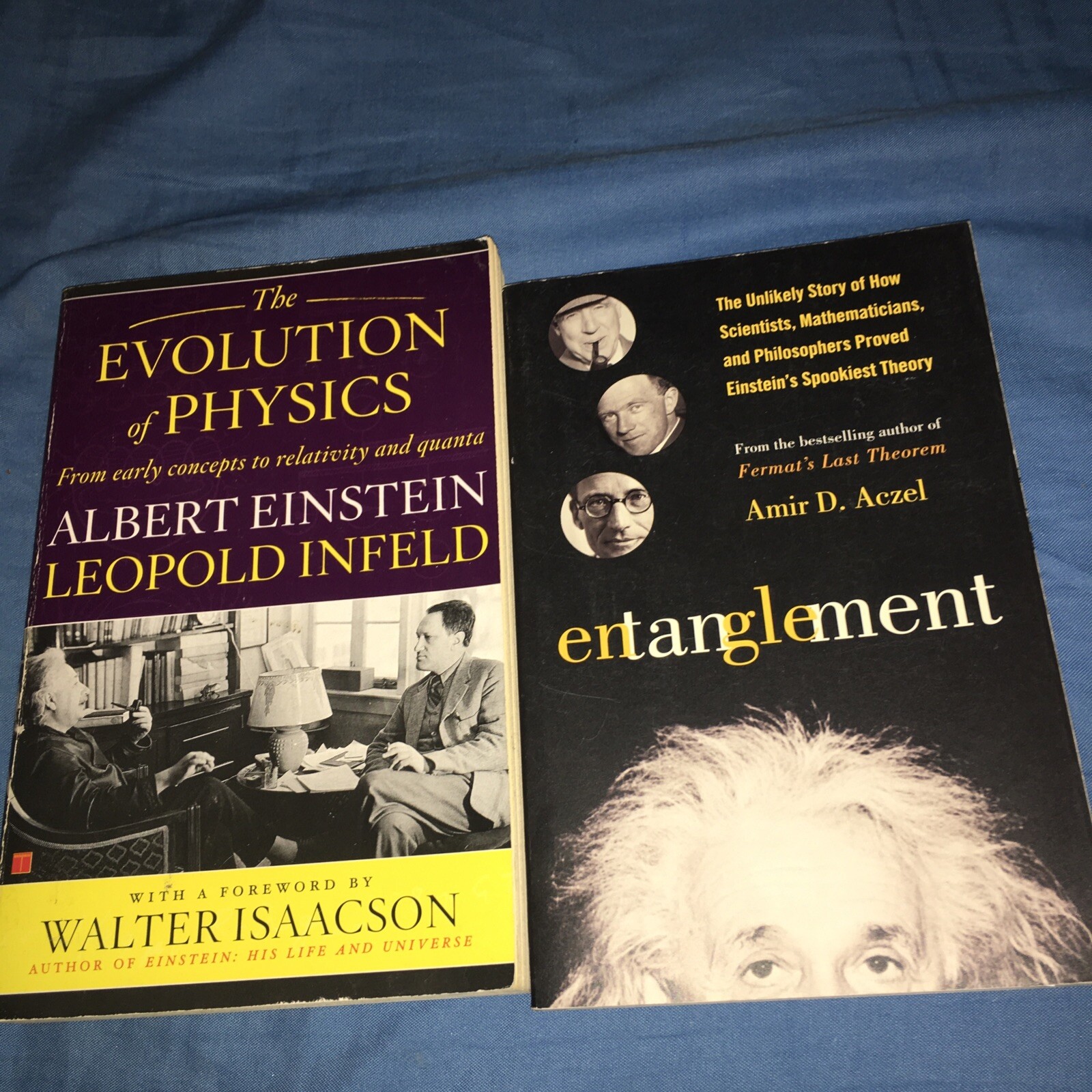 ALBERT EINSTEIN LOT the Evolution of Physics Infeld + Entanglement Amir ...