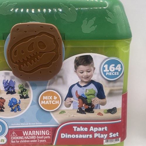 NEW Kid Connection Take Apart Dinosaur Play Set 164 Piece 5 Dinosaurs ...