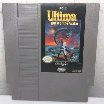 Ultima: Quest of the Avatar (Nintendo NES, 1990) Cartridge Only B153 ...
