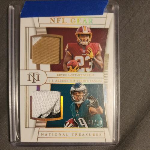 2019 Panini National Treasures - Rookie NFL Gear Combo Materials Prime ...